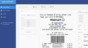 Walmart receipt template – expenseFAST